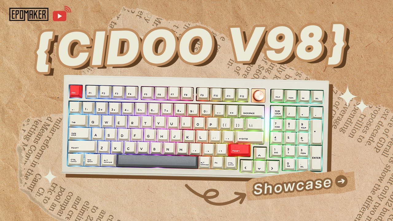 CIDOO V98 💖 Showcase - YouTube