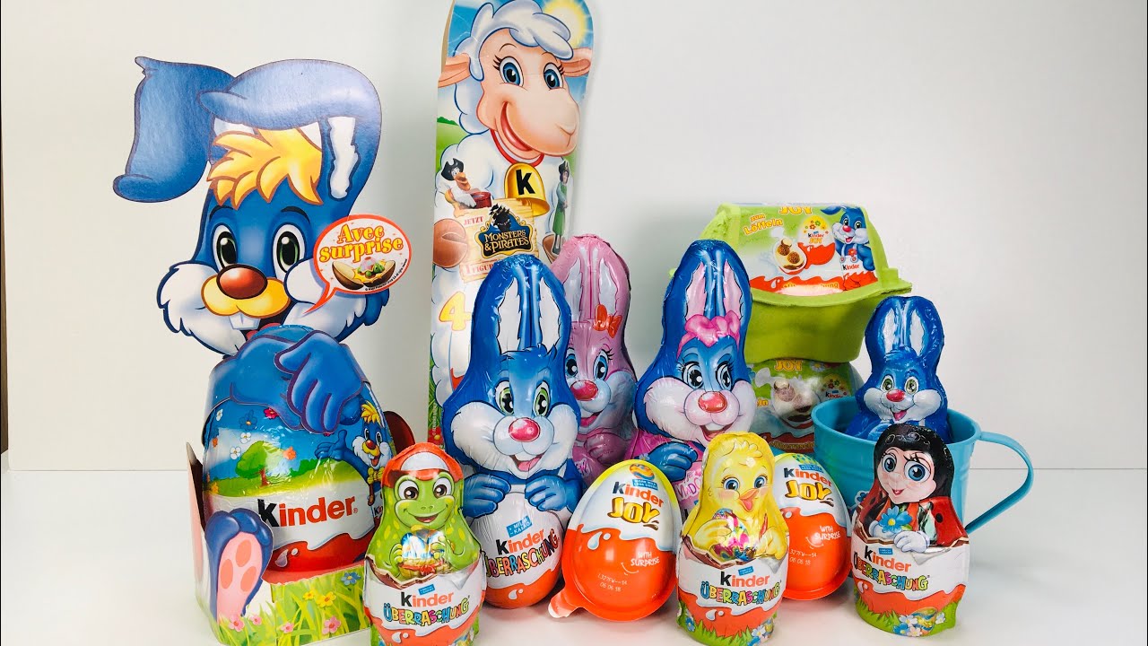 Старые Пасхальные Киндер Сюрпризы. Old Kinder Surprise Easter Unboxing ...