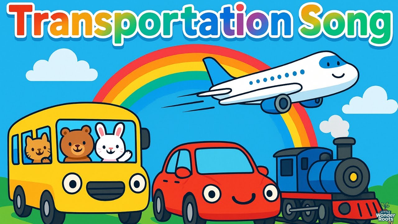 Zoom Zoom! Learn Vehicles with the Transportation Song | Nursery Rhymes ...