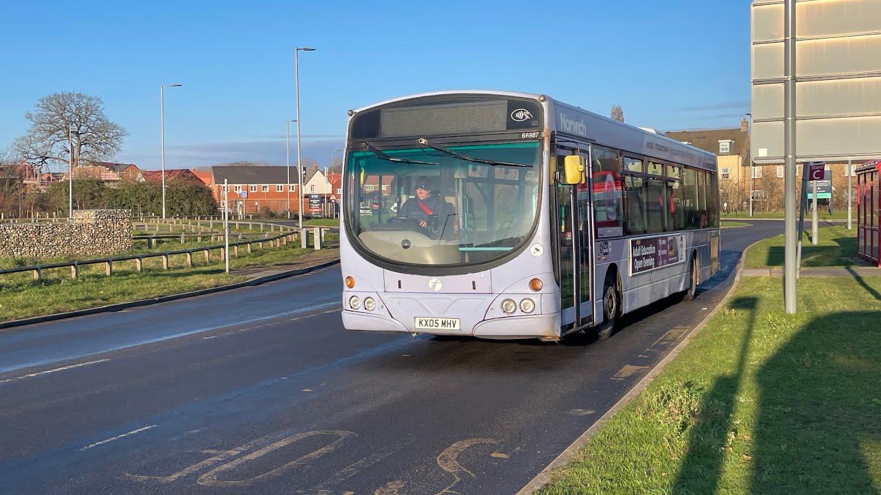 *TUNEFUL ZF* First Eastern Counties 66987 KX05 MHV - YouTube