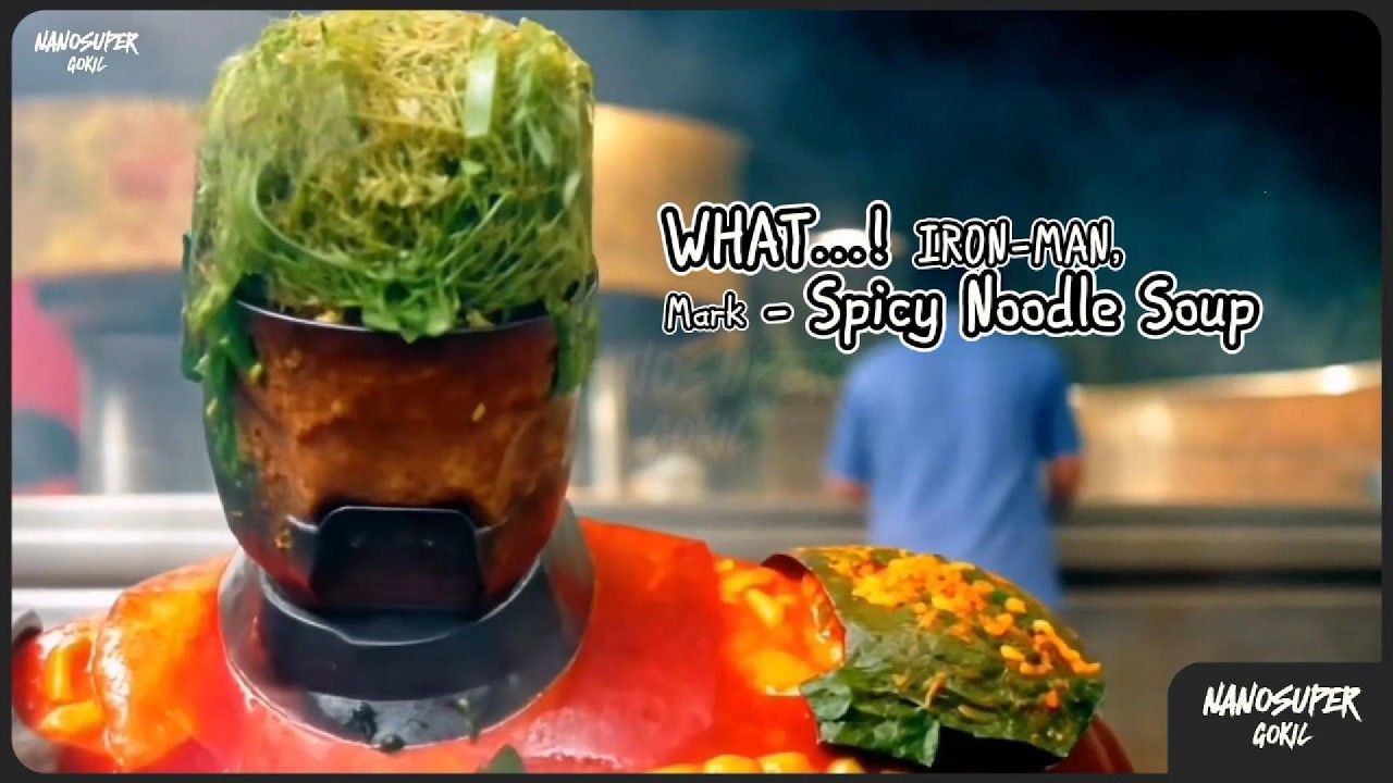 WHAT...! IRON-MAN MARK – SPICY NOODLE SOUP from INDIA 🌶️⚙️ - YouTube