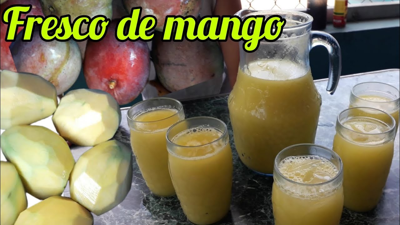 "FRESCO DE MANGO" fresco natural 100% salvadoreño - YouTube