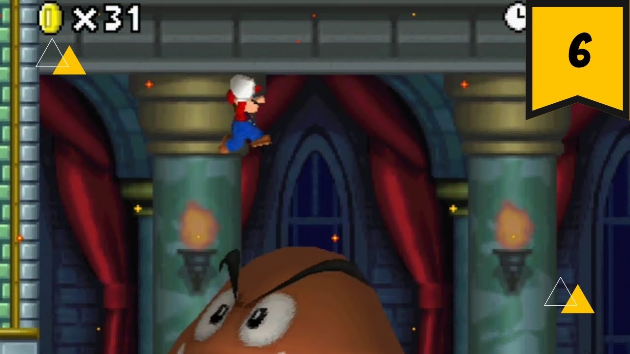 Last Boss On W-4 Big Goomba, New Super Mario Bros DS Part 6 #drastic # ...