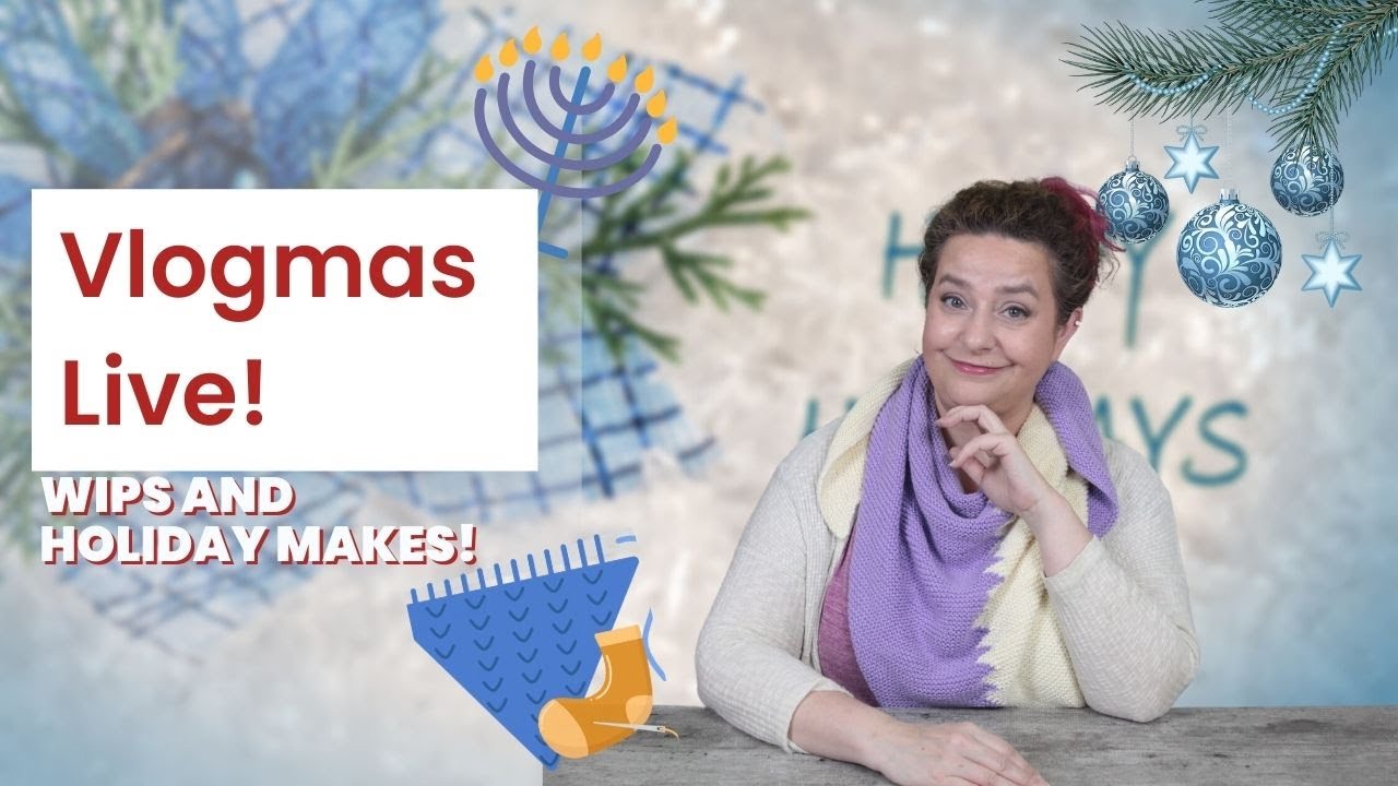 Join me for Vlogmas Live! Get Ready for Fasten Off YAL 2023 - YouTube