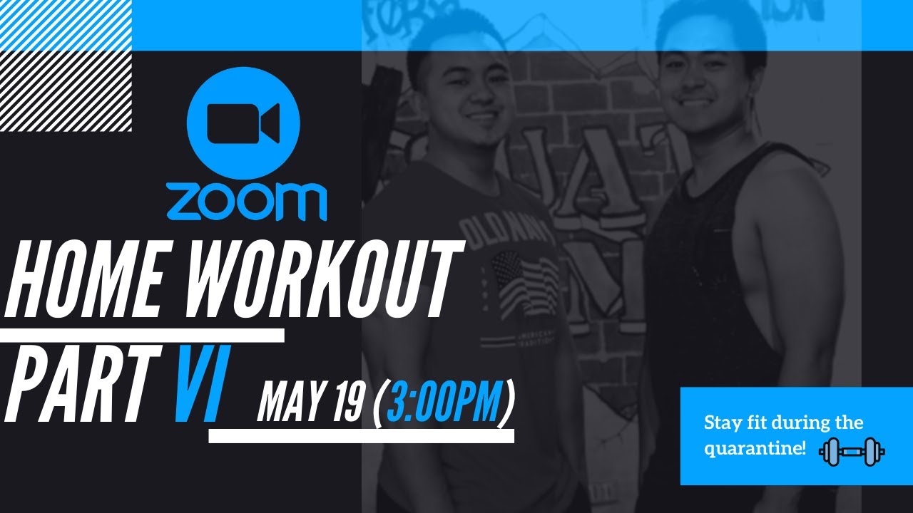 ZOOM HOME WORKOUT PART 6 - YouTube