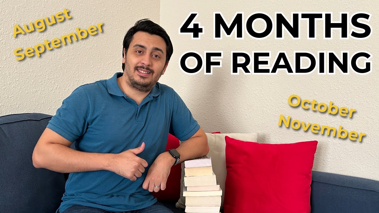 Reading Recap of August, September, October and November! - YouTube