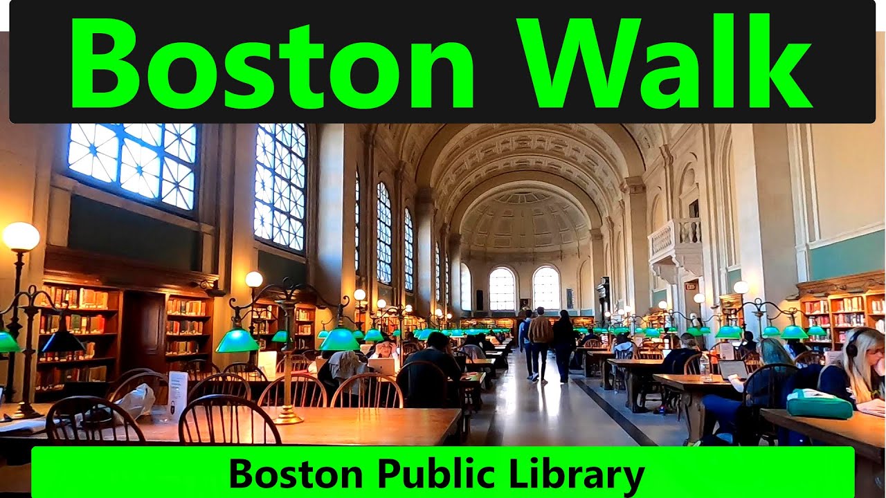 Boston Walk: Boston Public Library - YouTube