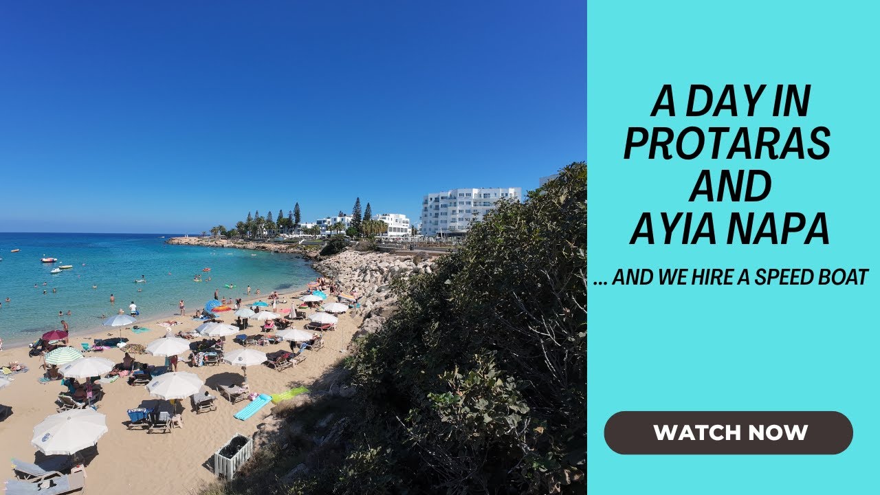 Protaras and Ayia Napa day trip and speed boat hire - YouTube