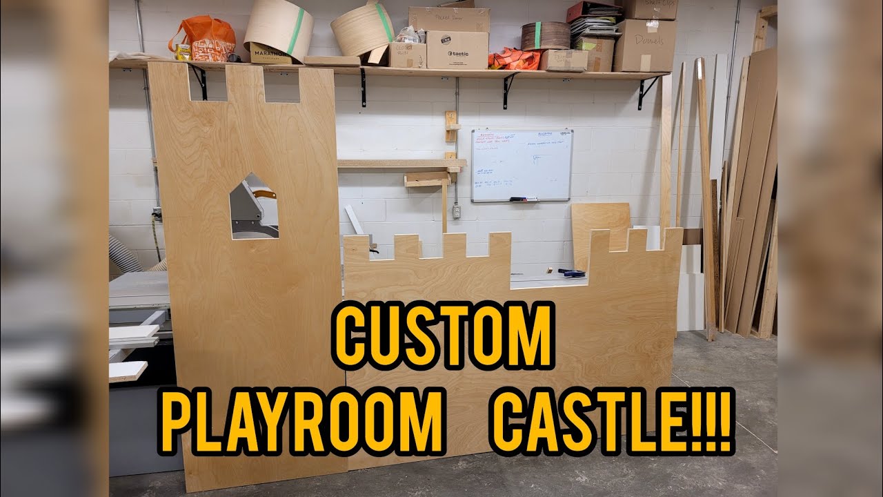 Building a Castle for my Kids Playroom! - YouTube