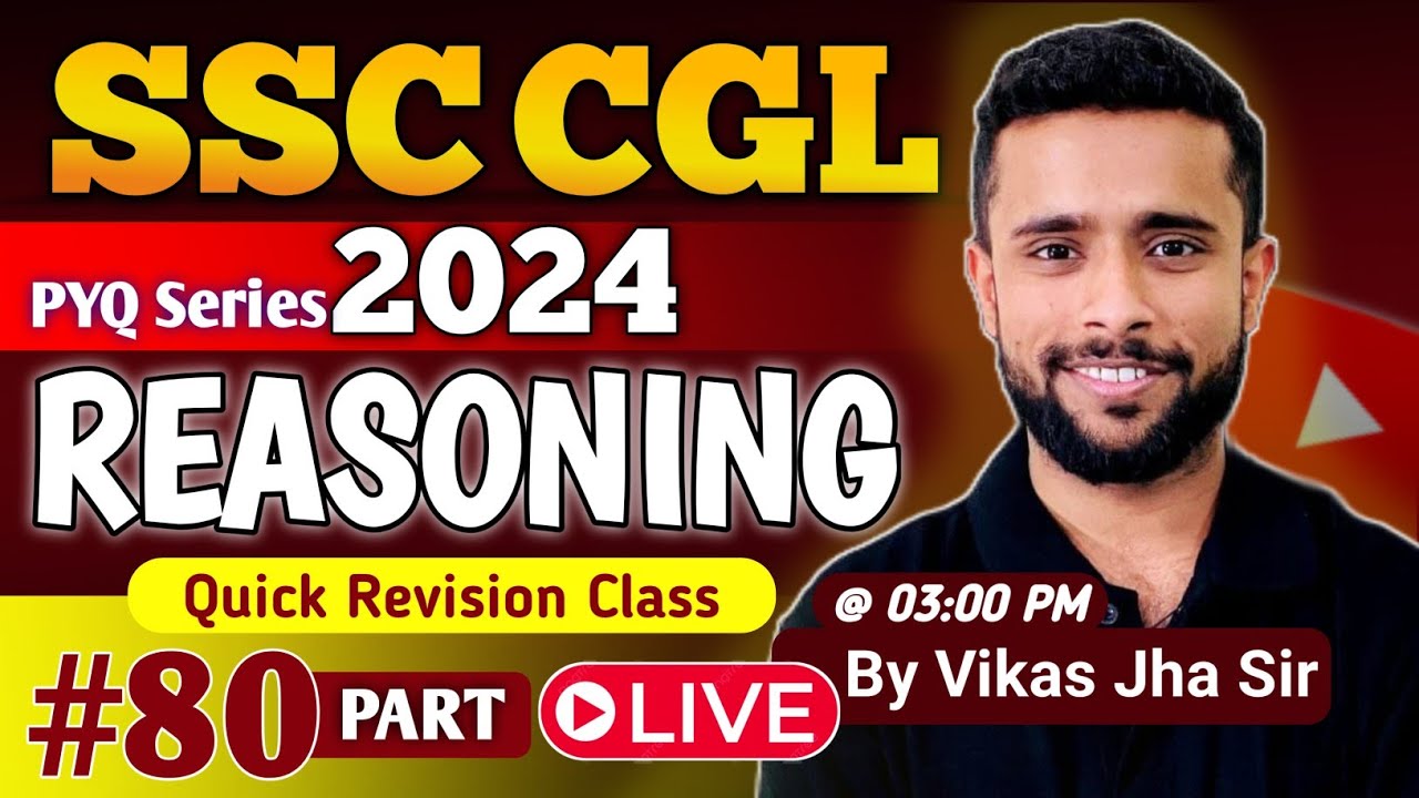 SSC CGL 2024 #80 Part || Quick Revision Class By Vikas Jha Sir || 100% पूछे गए सवाल #cgl_2024 ...