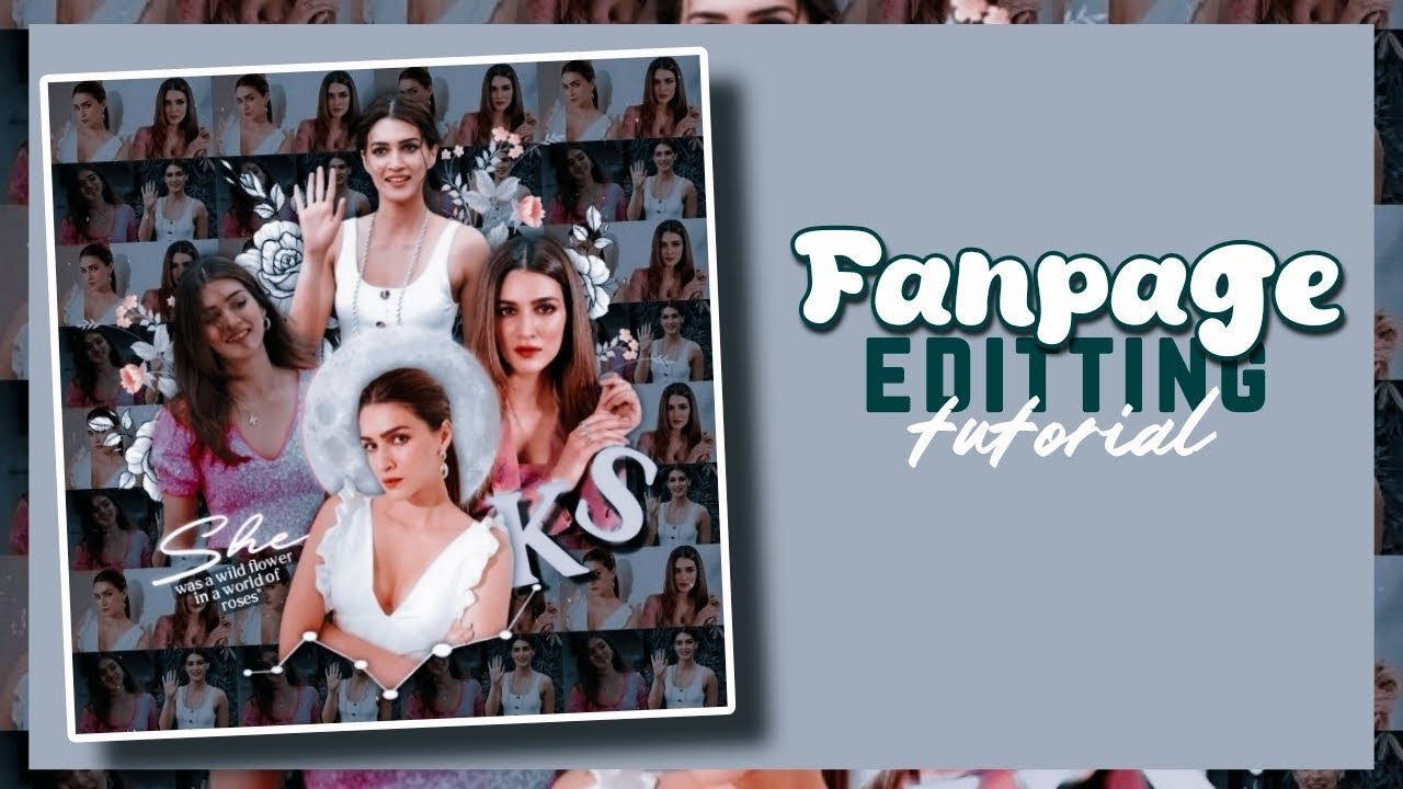 PicsArt Fanpage editing tutorial 🕊️ | Easy editing tutorial for fanpage - YouTube