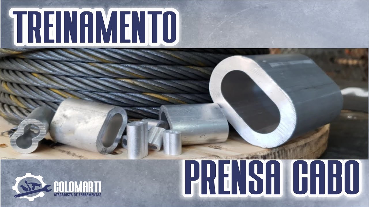 PRENSA CABO (PARA CABOS DE AÇO) - YouTube