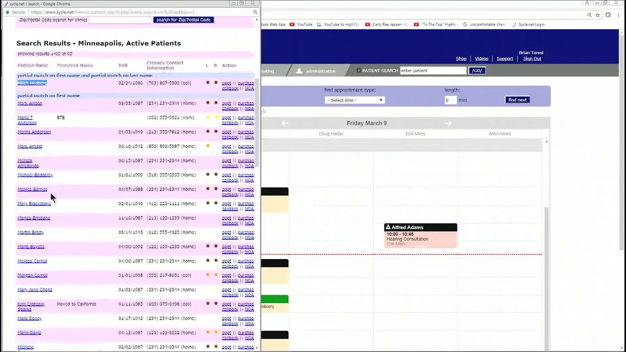 Sycle Patient Searches - YouTube