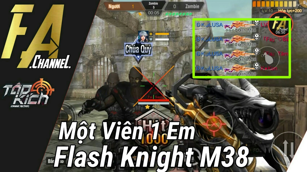Tập Kích - 1000Kill Từ Flash Knight M38 , Con Quái Vật Zombie , 1 Viên ...