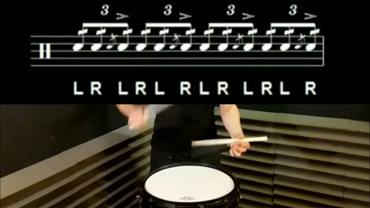 BELAJAR PARTITUR SNARE - CHEESE ROLL - YouTube