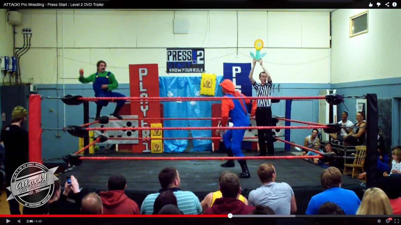 ATTACK! Pro Wrestling - Press Start : Level 2 DVD Trailer - YouTube