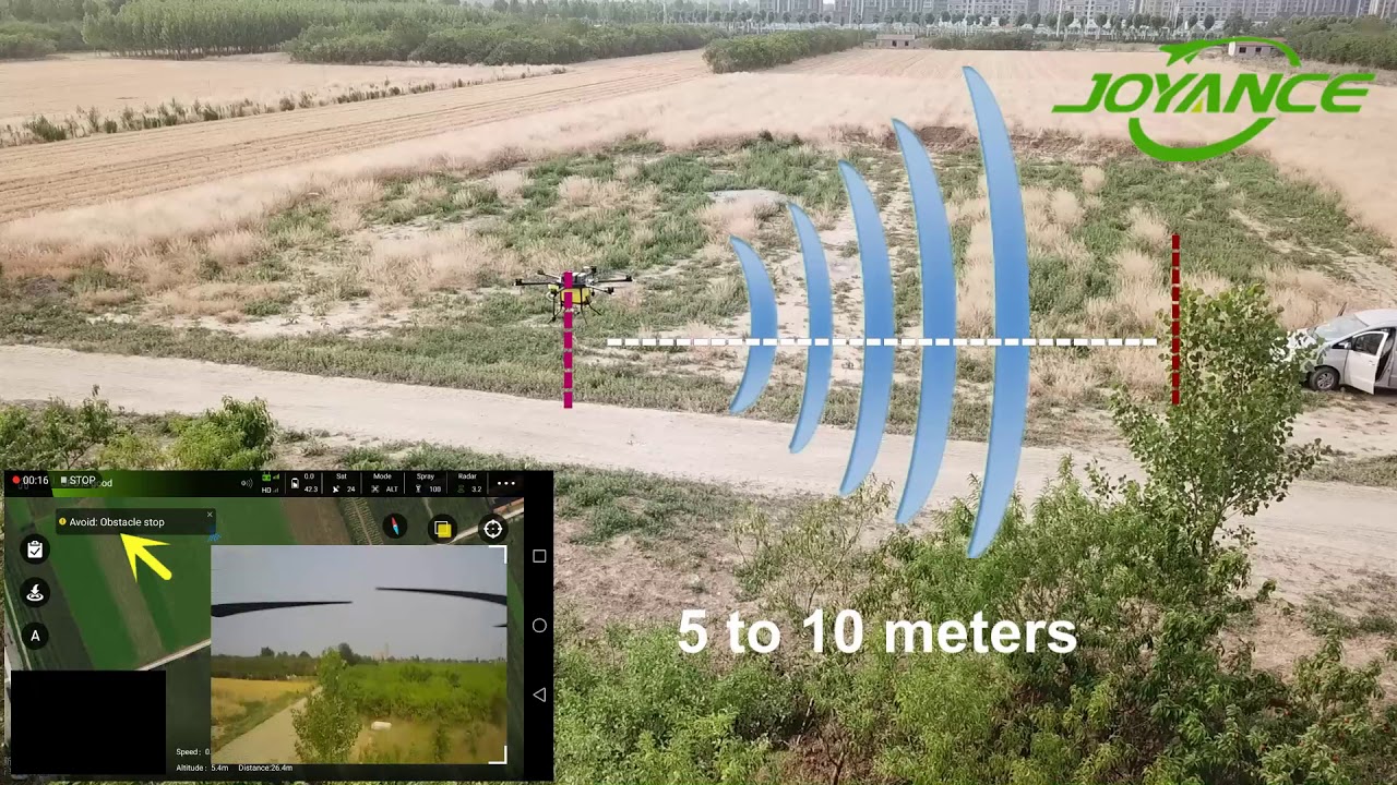 Obstacle avoidance radar - Joyance Tech - YouTube