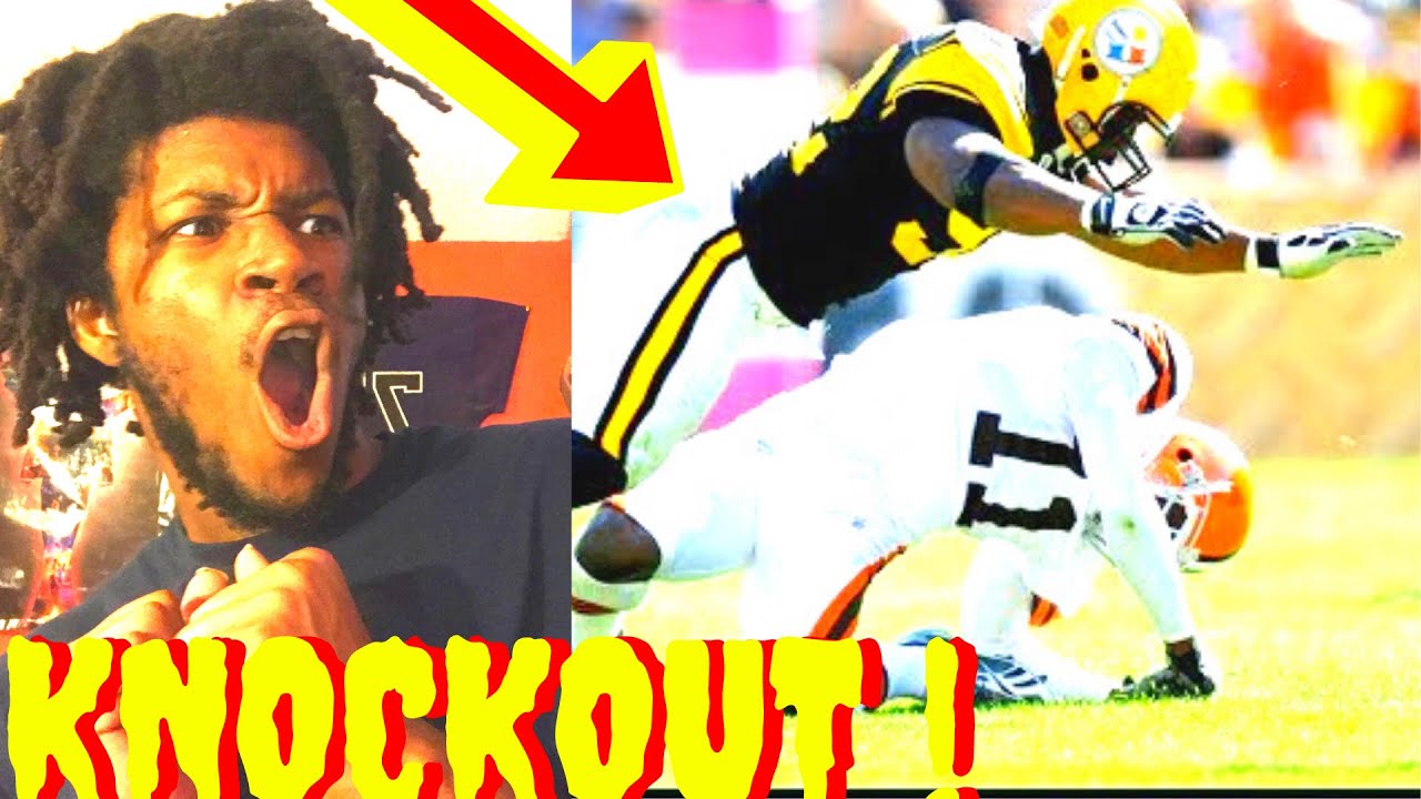 NFL REACTION NFL KNOCKOUT HITS BEST OF ALL TIME ! - YouTube
