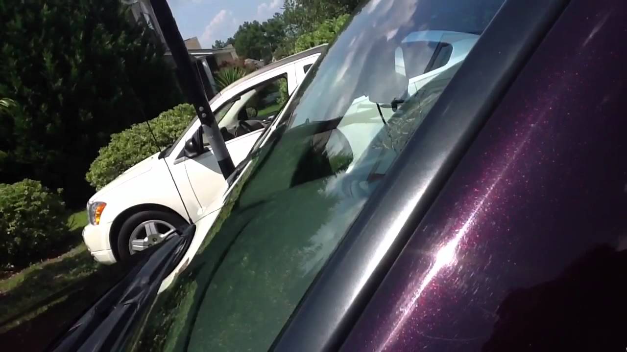 Bending glass with 2 loud 12 inch subs!!! 2 12's flexing windshield ...