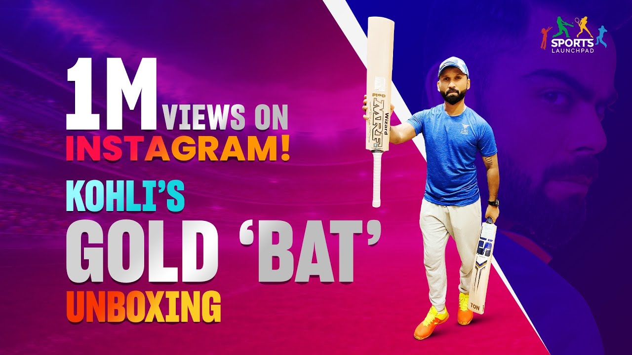 MRF GOLD is HERE! Look at this beautiful Bat - YouTube