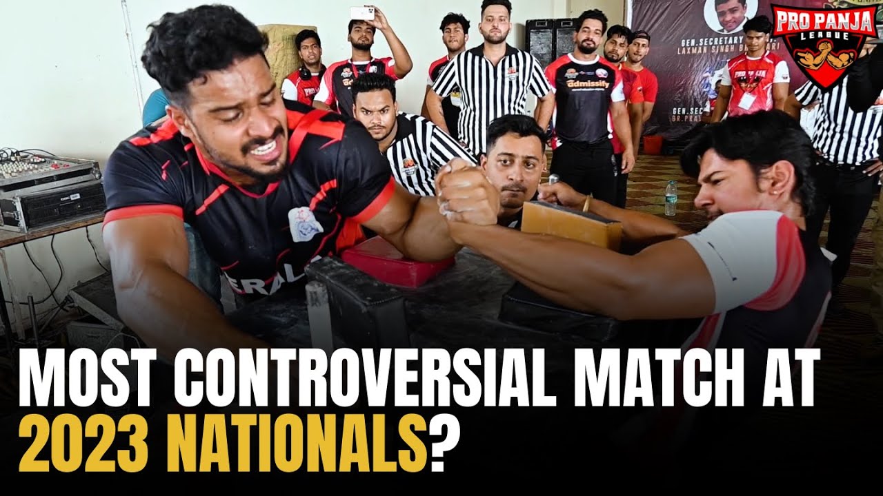 Shiv Kaushik vs Thejas Gopi | Most Controversial Match at 2023 ...