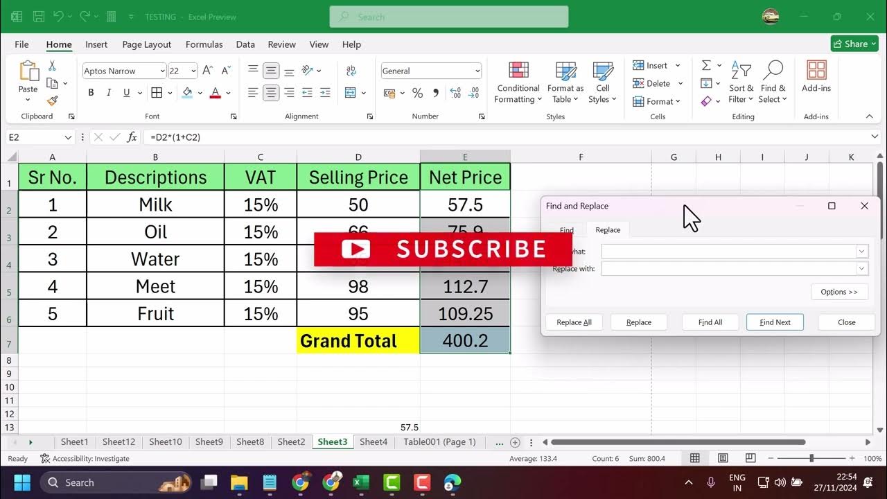 How to Copy and Paste Formulas in Excel without Changing Cell References Quick and Easy - YouTube