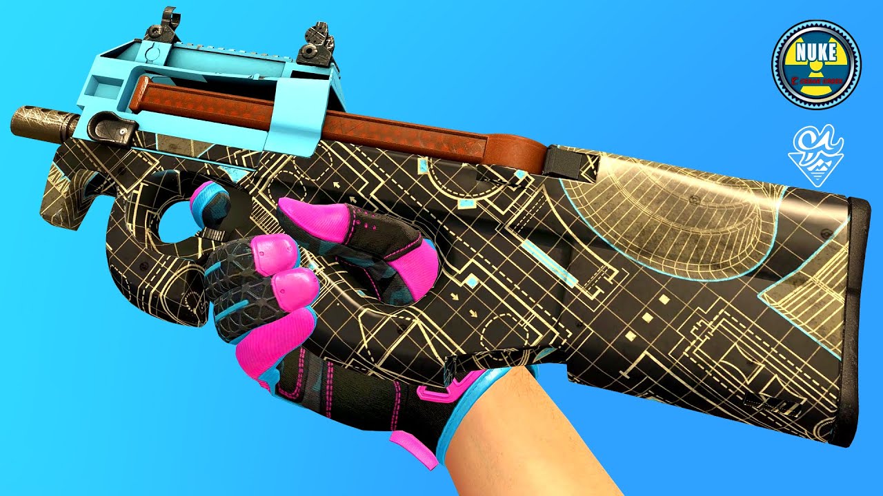 CSGO | P90 | Facility Negative | The 2018 Nuke Collection - YouTube