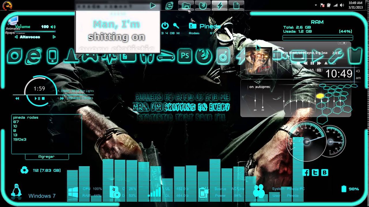 !!Mis mejores skin para Winamp!! - YouTube