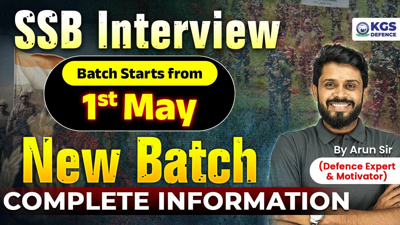 SSB Interview Session 2025 | SSB New Batch Complete Information Video ...