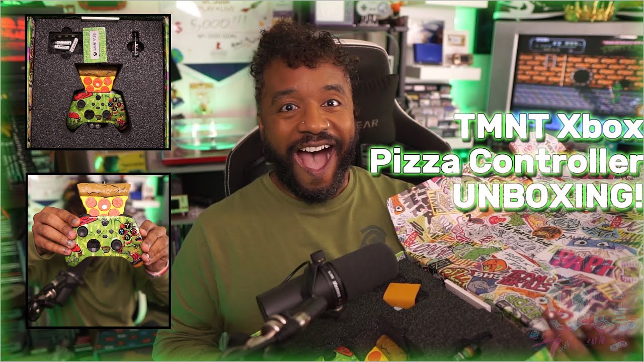 UNBOX: Teenage Mutant Ninja Turtles Pizza Controller | Thanks, Xbox ...