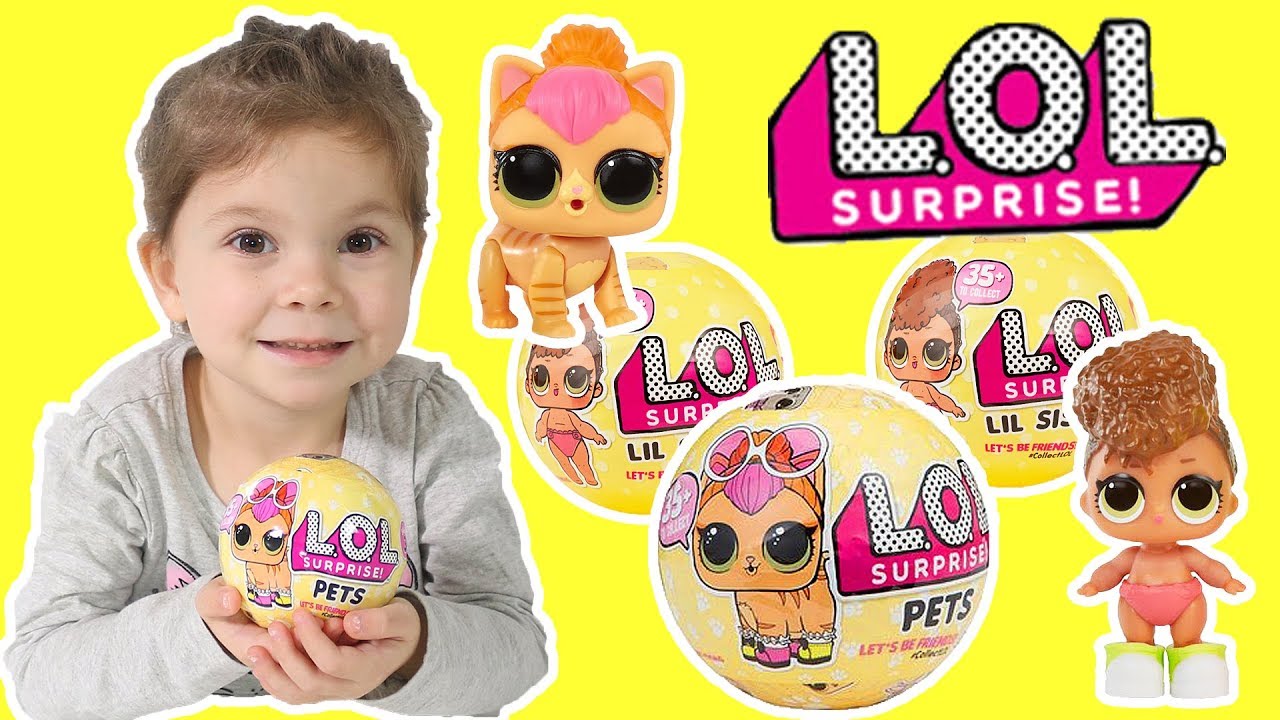 LOL Surprise Pets & LOL Surprise Lil Sisters Series 3 - YouTube