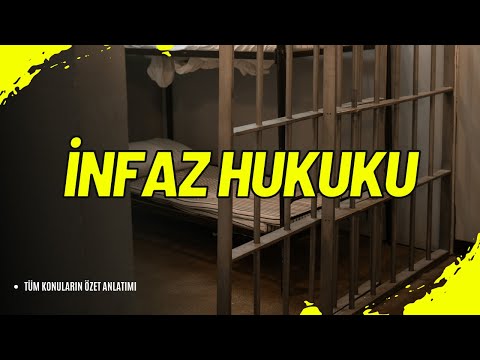 🏛️ İnfaz Hukuku | Ceza Adaletinde İnfaz Süreçleri ve Hukuki Esaslar ⚖️