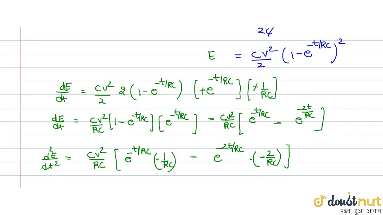 A capacitor of capacitance C is connected to a battery of emf `(epsilon ...