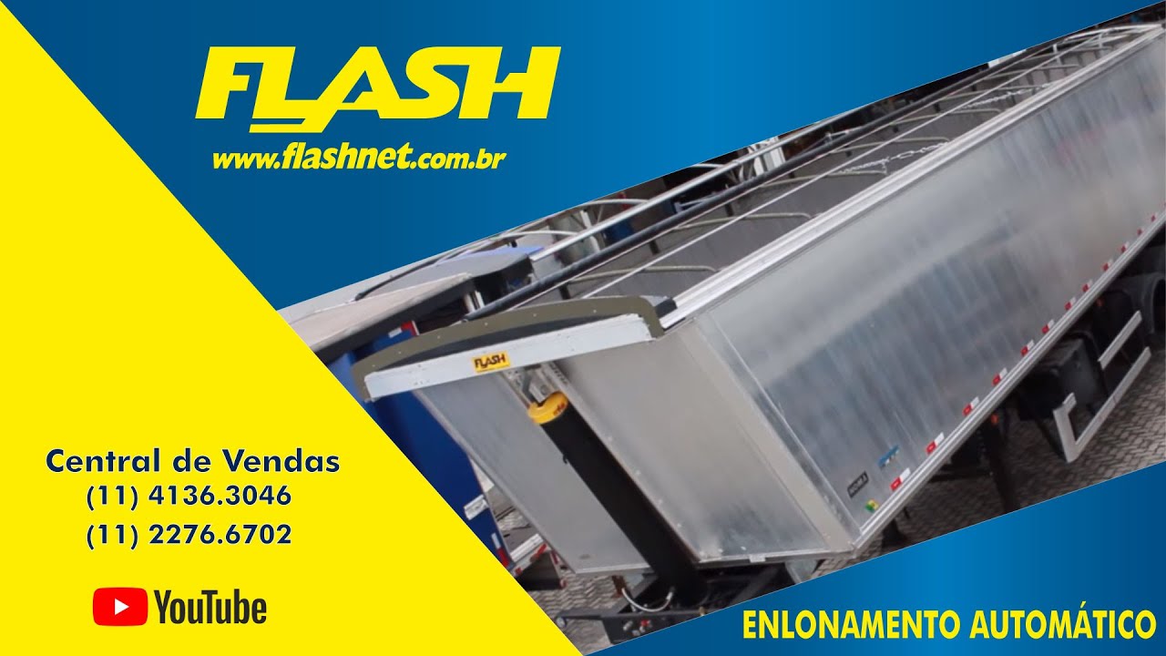 Enlona FLASH - Enlonamento Automático - FLASH SISTEMAS - YouTube