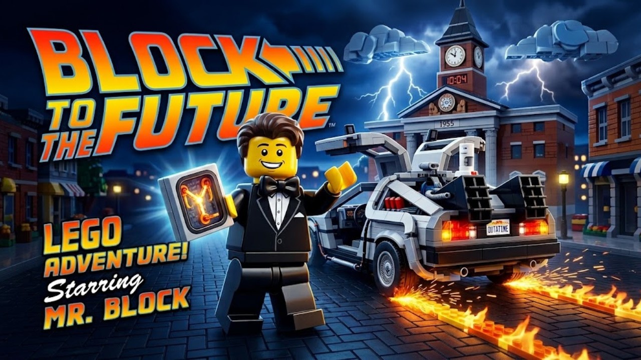I Built a LEGO Time Machine! (Block to the Future) - YouTube