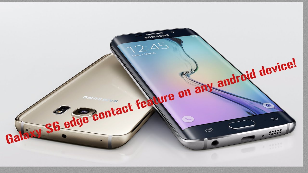 How to get people edge on any android device! - YouTube