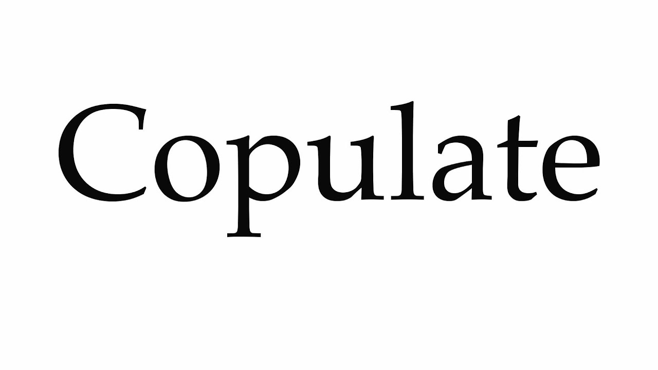How to Pronounce Copulate - YouTube