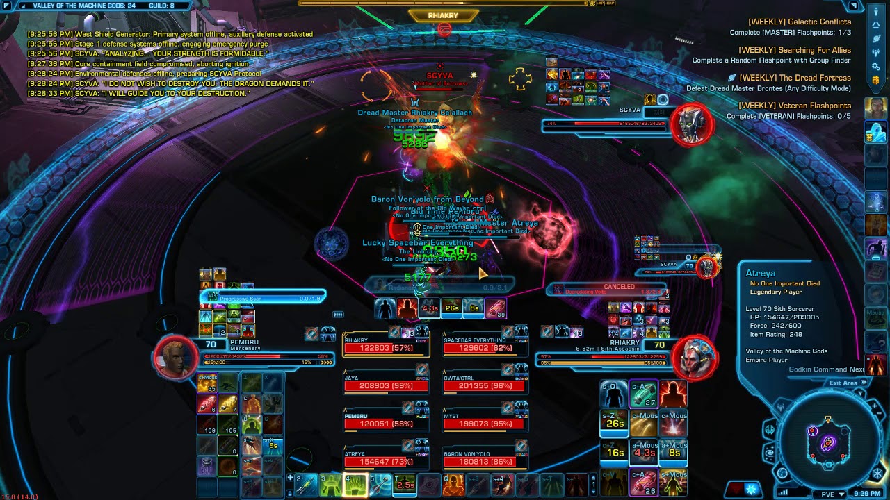 SWTOR - Gods from the Machine 8m HM - Scyva - YouTube
