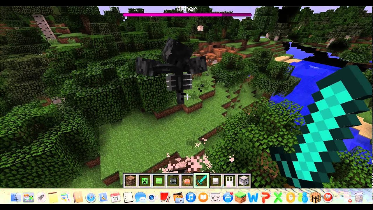 How to spawn a wither in minecraft - YouTube