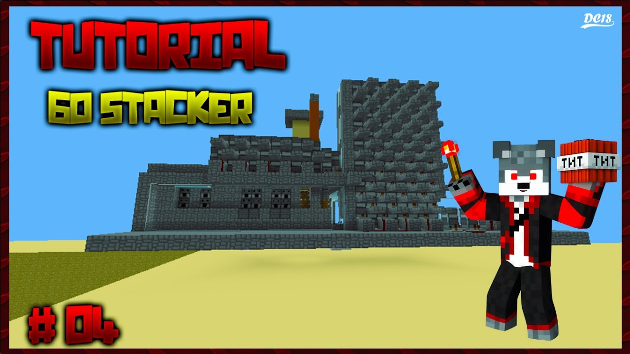 Tutorial de cañones #4 || 60 Stacker OneShot 40 Block Scatter || Minecraft Factions Raid Español ...