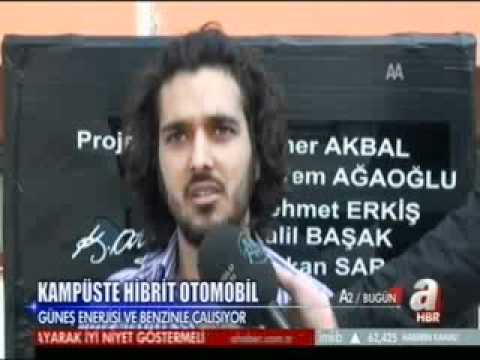 kırklareli üniversitesi TBMYO hibrit araç A HABER de ikinci kere yer aldı