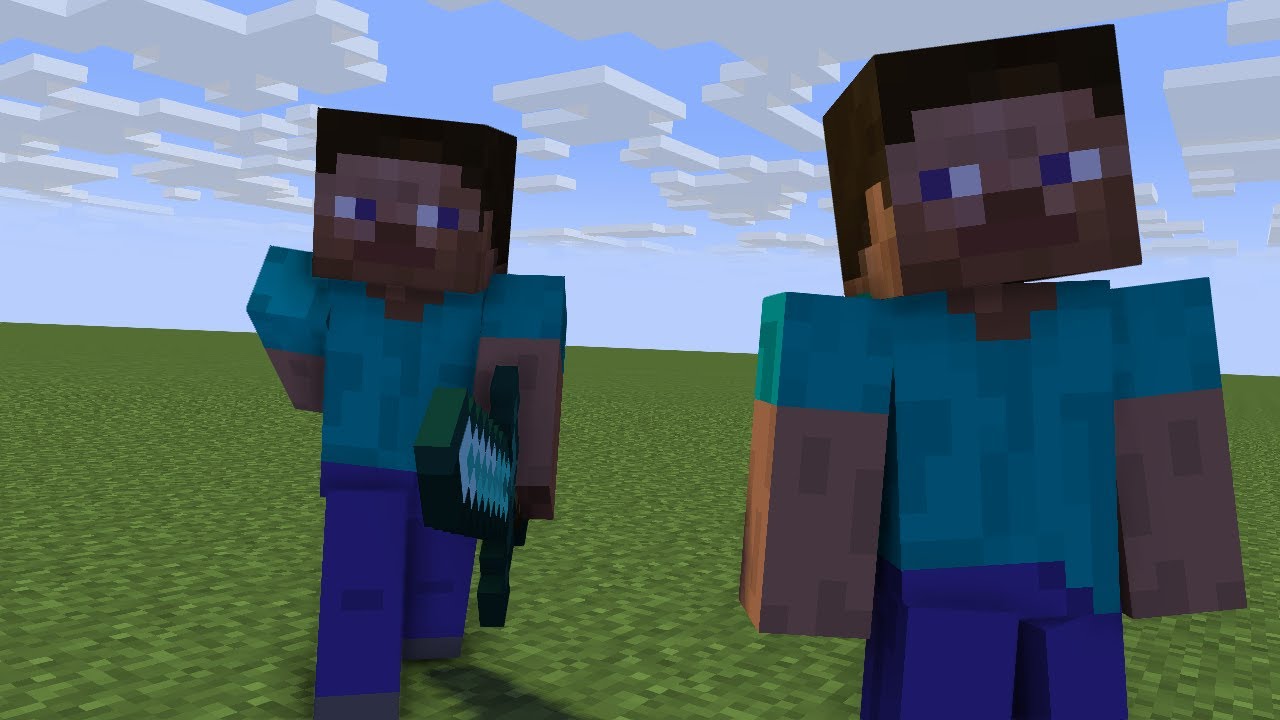 steve fight minecraft style - YouTube