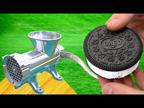 oreo vs meat grinder experiment - YouTube