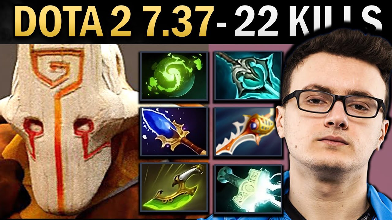 Juggernaut Dota 7.37 Miracle with 22 Kills and Disperser - TI14 - YouTube