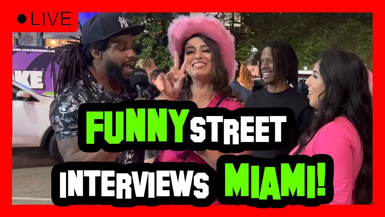 Funny Street Interviews In Miami 2023 - YouTube