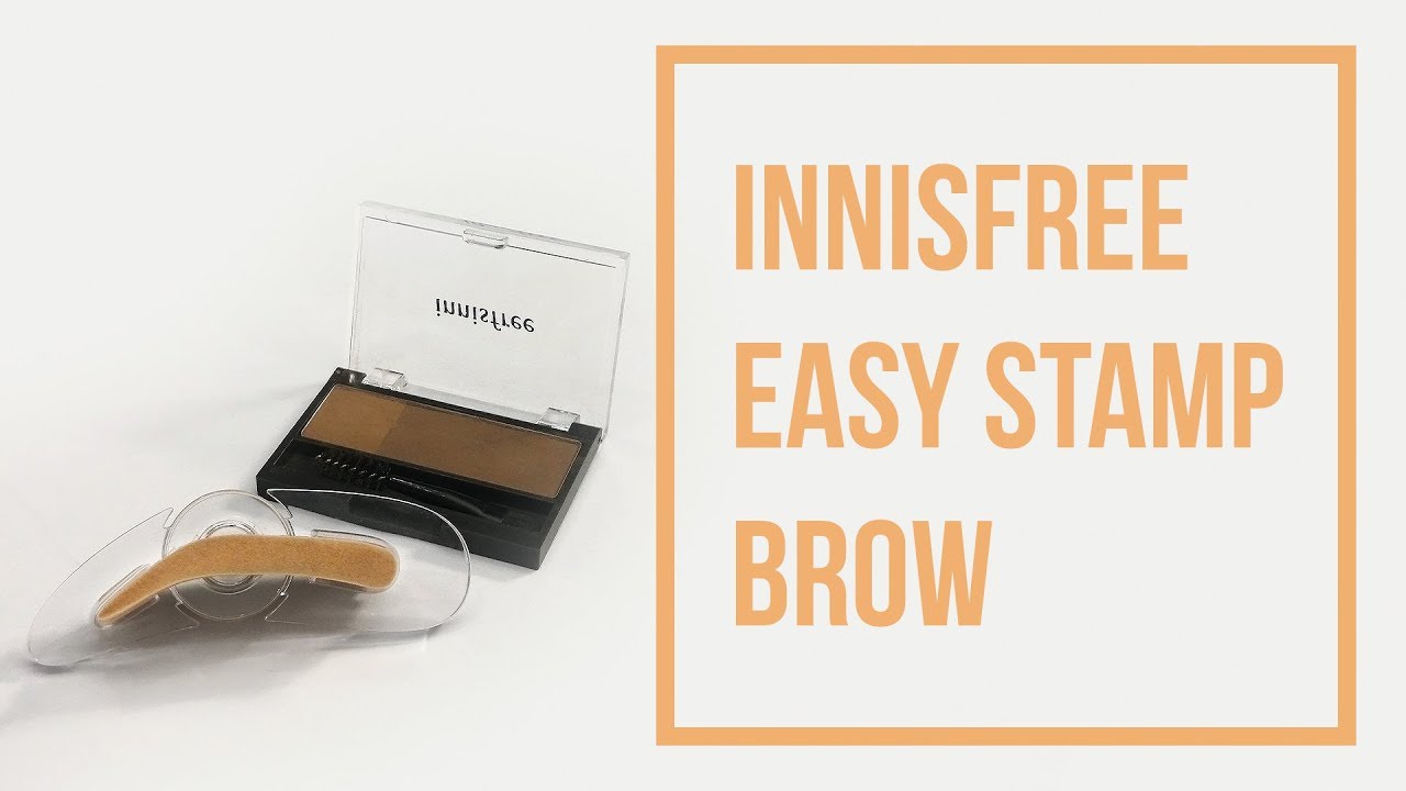 Gimmick or Innovation? | Innisfree Easy Stamp Brow | Poki Peach - YouTube