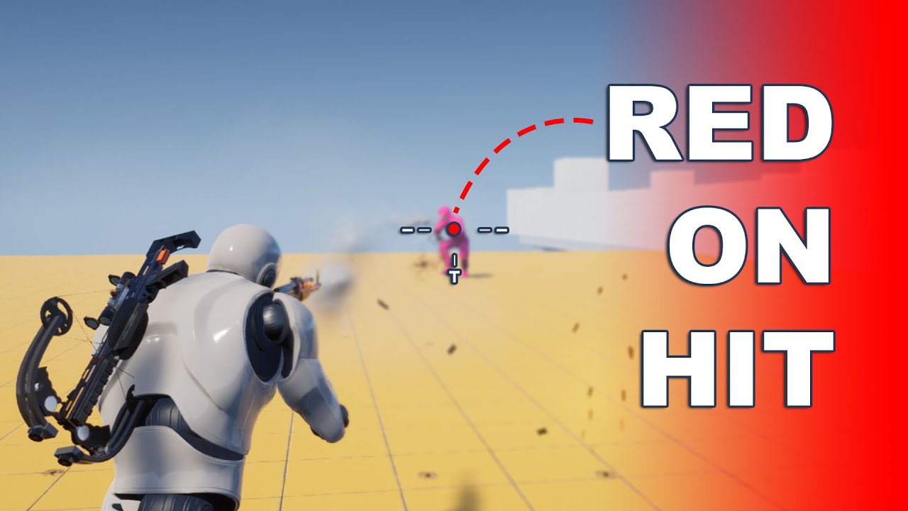 Unreal Engine 5 - Crosshair Dot turns Red On Hit (ALS #87) - YouTube