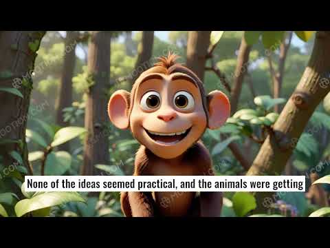 Charlie the clever monkey story in english#intelligence #jungle #monkey #problem-solving #wisdom ...