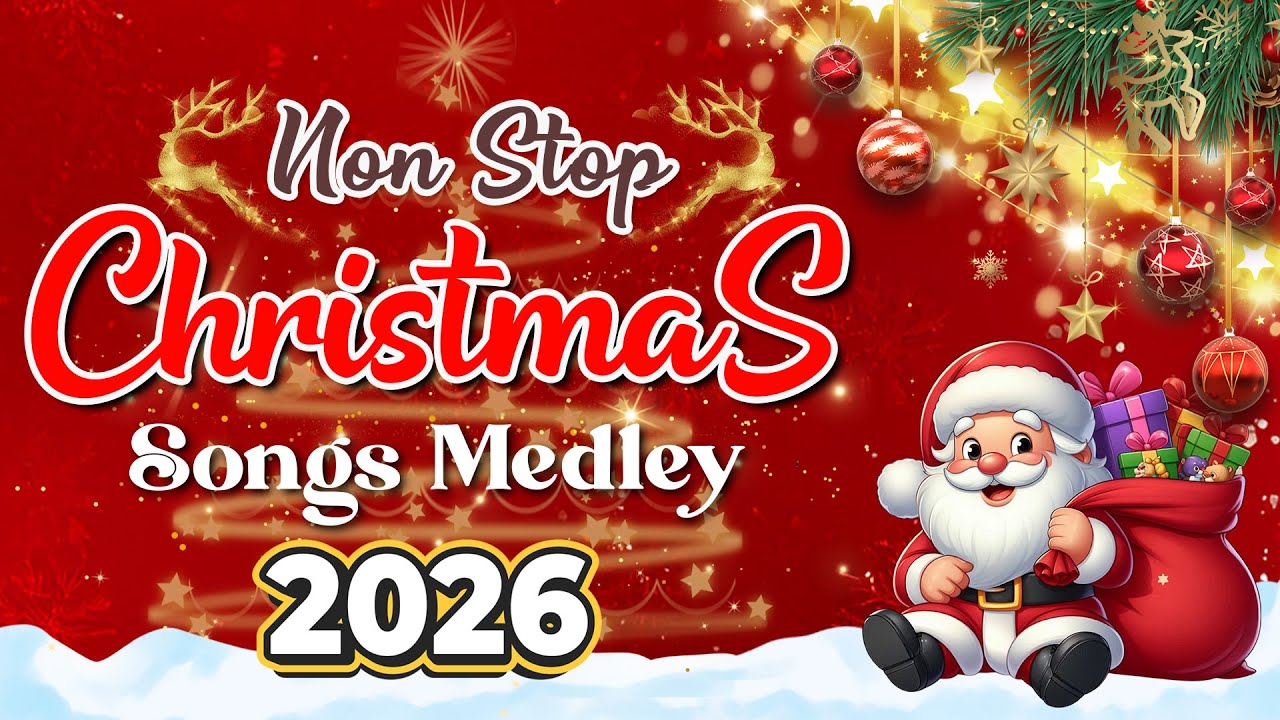 Non Stop Christmas Songs Medley 🎄 Top 100 Christmas Nonstop Songs ⛄ ...