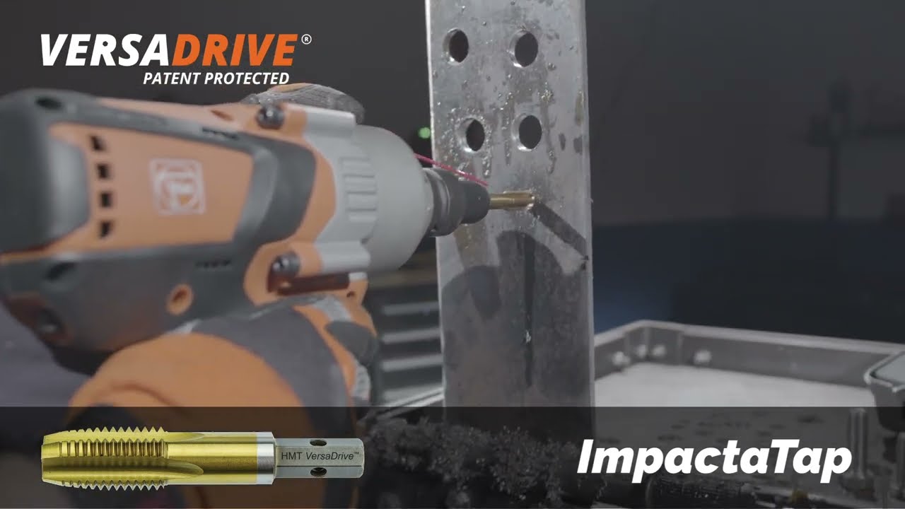 VersaDrive Impact and Rotary rated cutting tools for metal - - YouTube